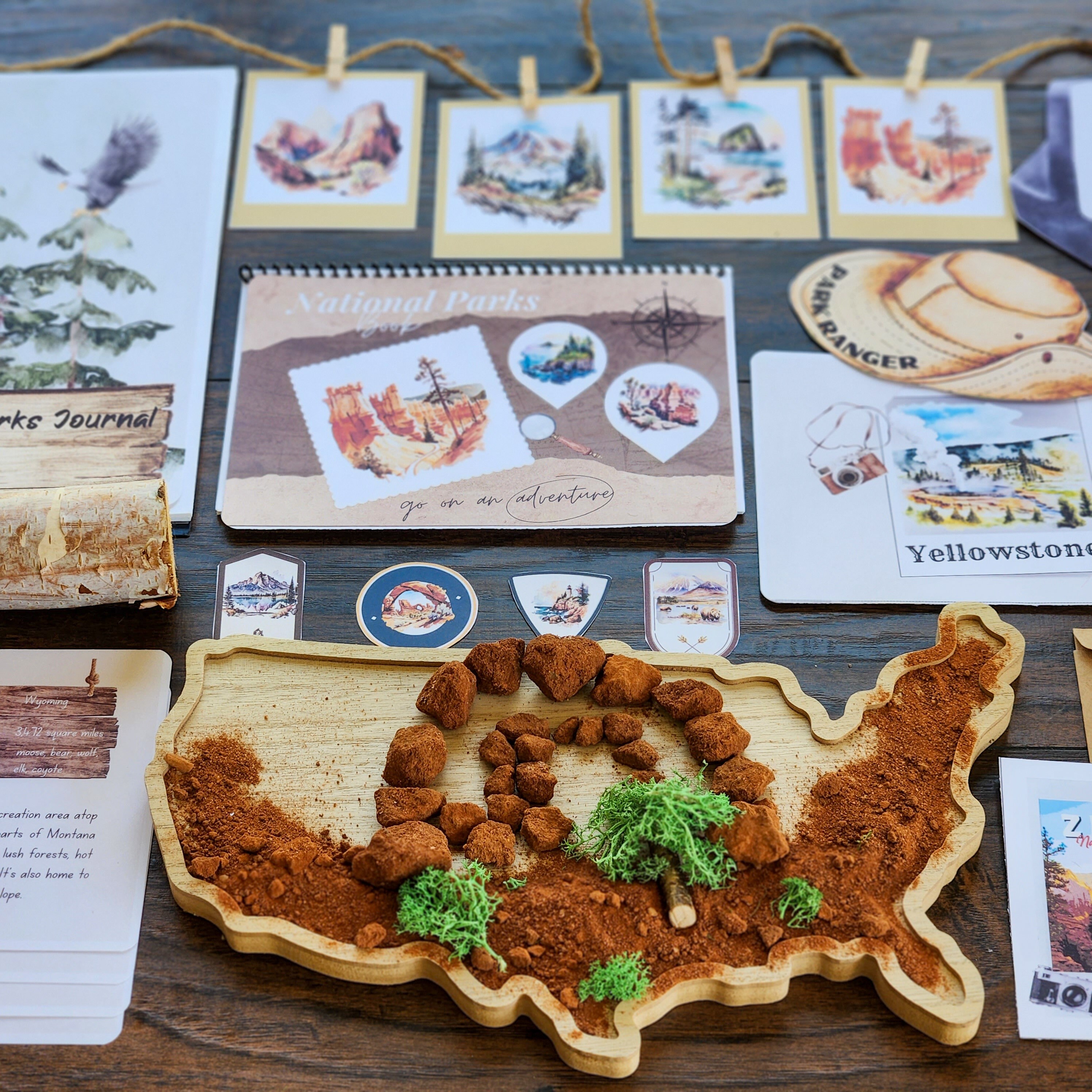 National Parks, USA, Homeschool Activities, Printables, Unit Study ...