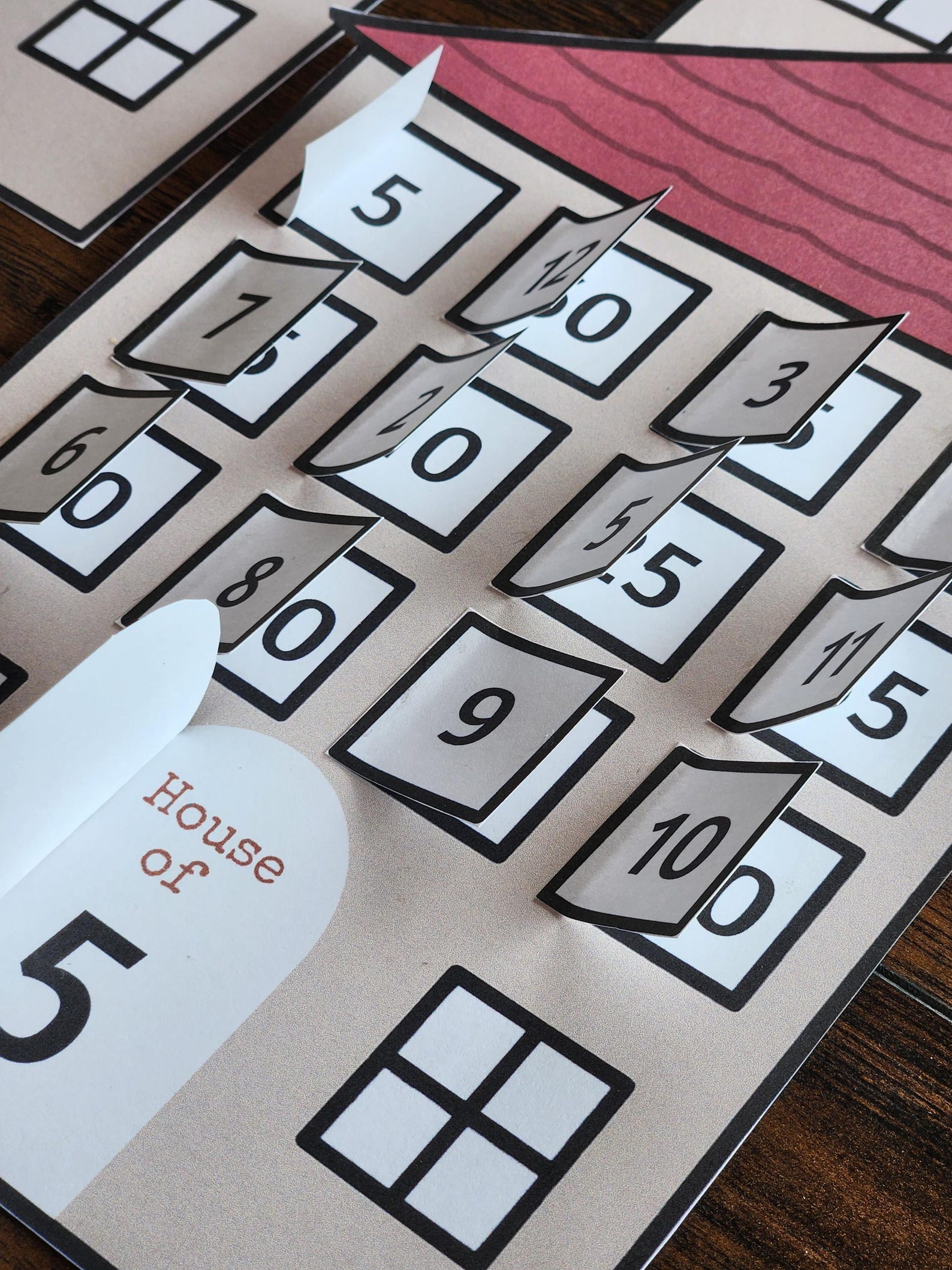 Multiplication Houses: Math Learning Activity (printable) - Etsy