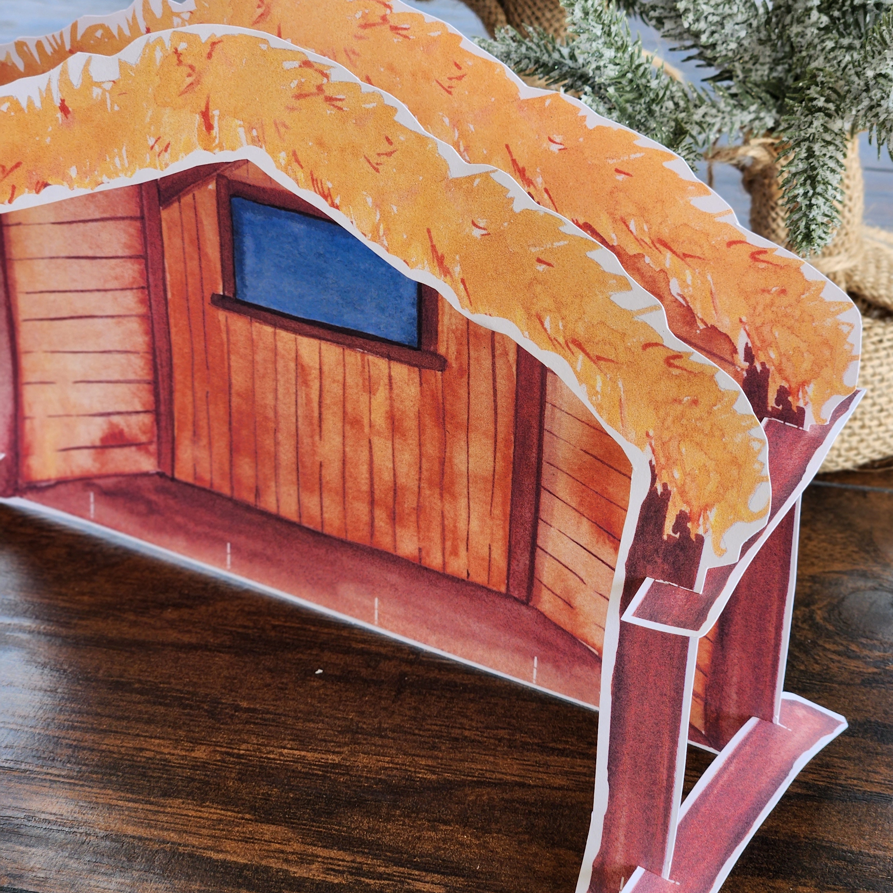 DIY Paper Nativity Scene: Christmas Craft Activity (digital Download ...