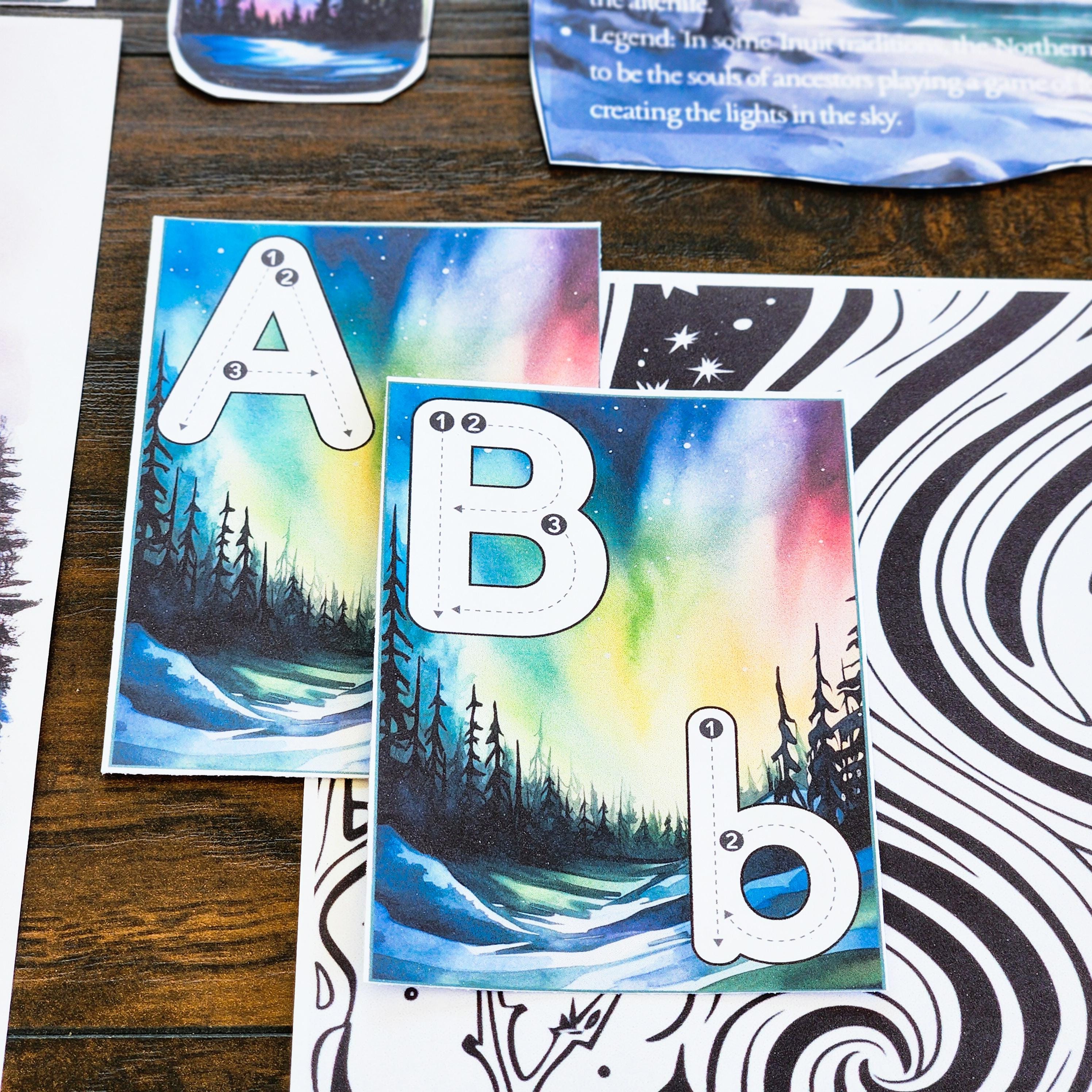 Northern Lights Printable Pack: Aurora Borealis Unit Study (digital ...