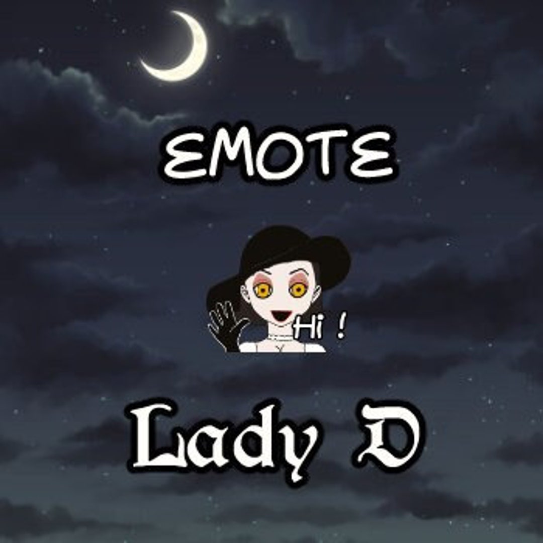 Hi Emote Lady D - Etsy