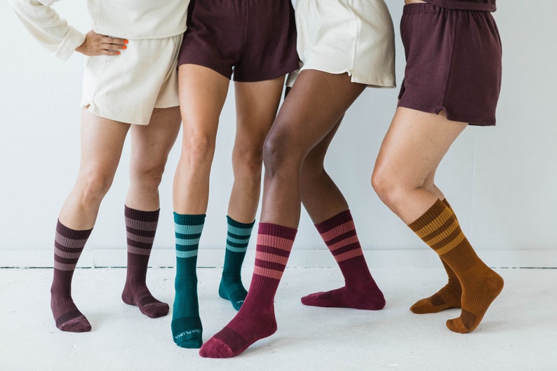 Organic Cotton Crew Socks Packs of Soft and Breathable Tall - Etsy