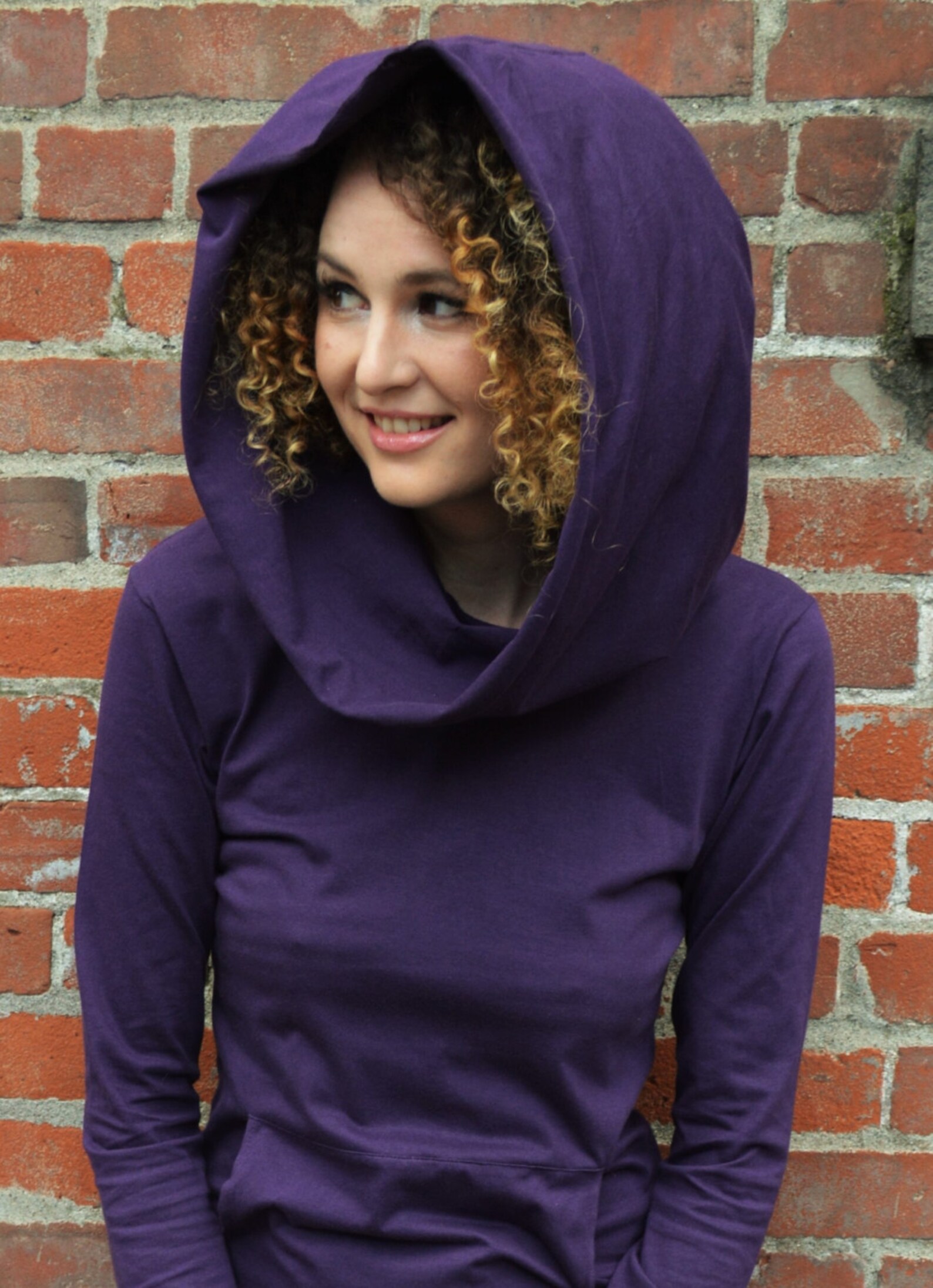Nomad Dress new Colors Hooded Cowl Dress With Pocket Made - Etsy Canada
