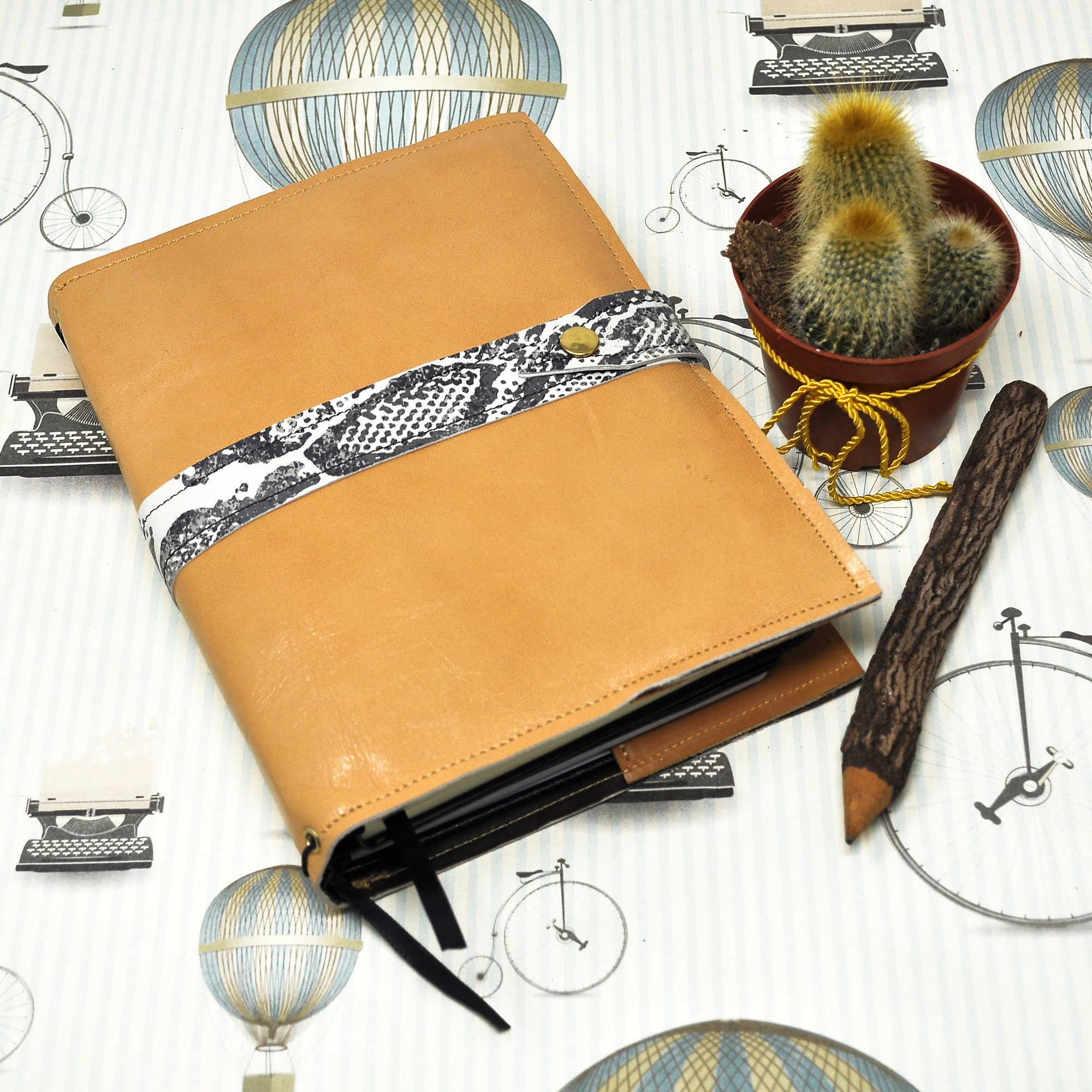 Yellow Beige Leather Midori 2022 Leather Midori Cover - Etsy