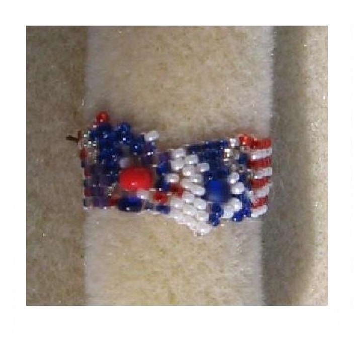 LET FREEDOM RING Beaded Ring Pattern Tutorial Instant Download - Etsy