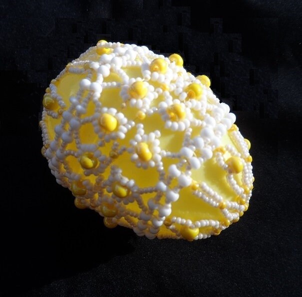 LEMONS and LIMES EASTER Egg Beaded Cover Pattern Tutorial Instant Download - Etsy