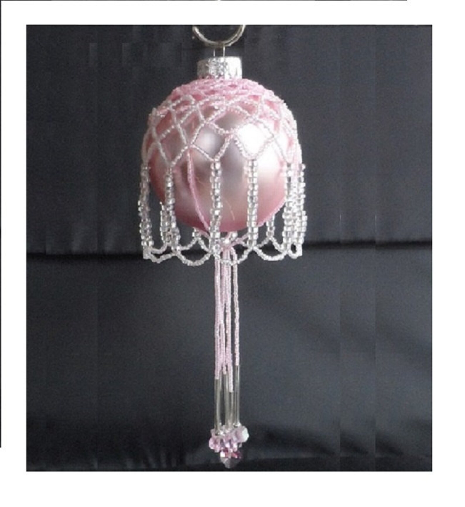 Beaded CHRISTMAS ORNAMENT COVER – Pattern Only - Original - Etsy