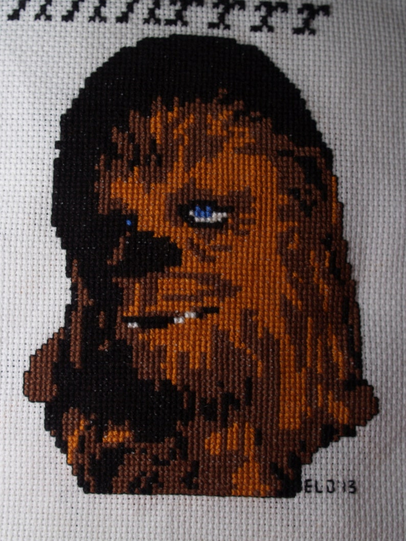 Pattern for Chewbacca Portrait With Deep Wookie Gaze - Etsy
