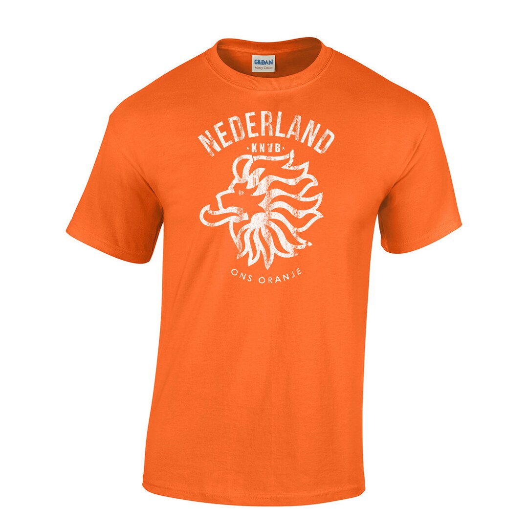 NEDERLAND World Cup Dutch Soccer Jersey Flag Netherlands Futbol T-shirt ...