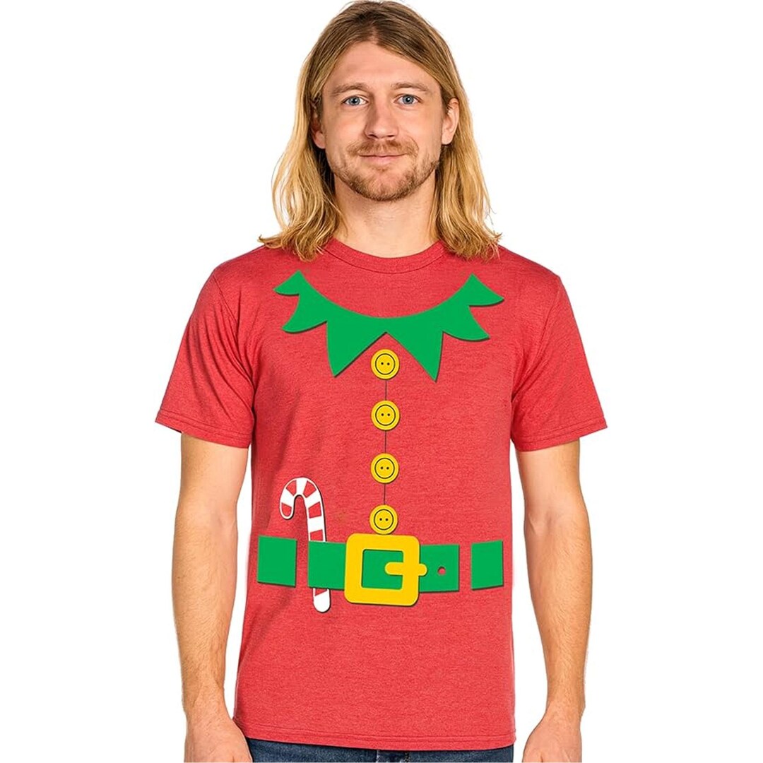Elf Costume Shirts for Adults Men & Women - Matching Family Unisex ...