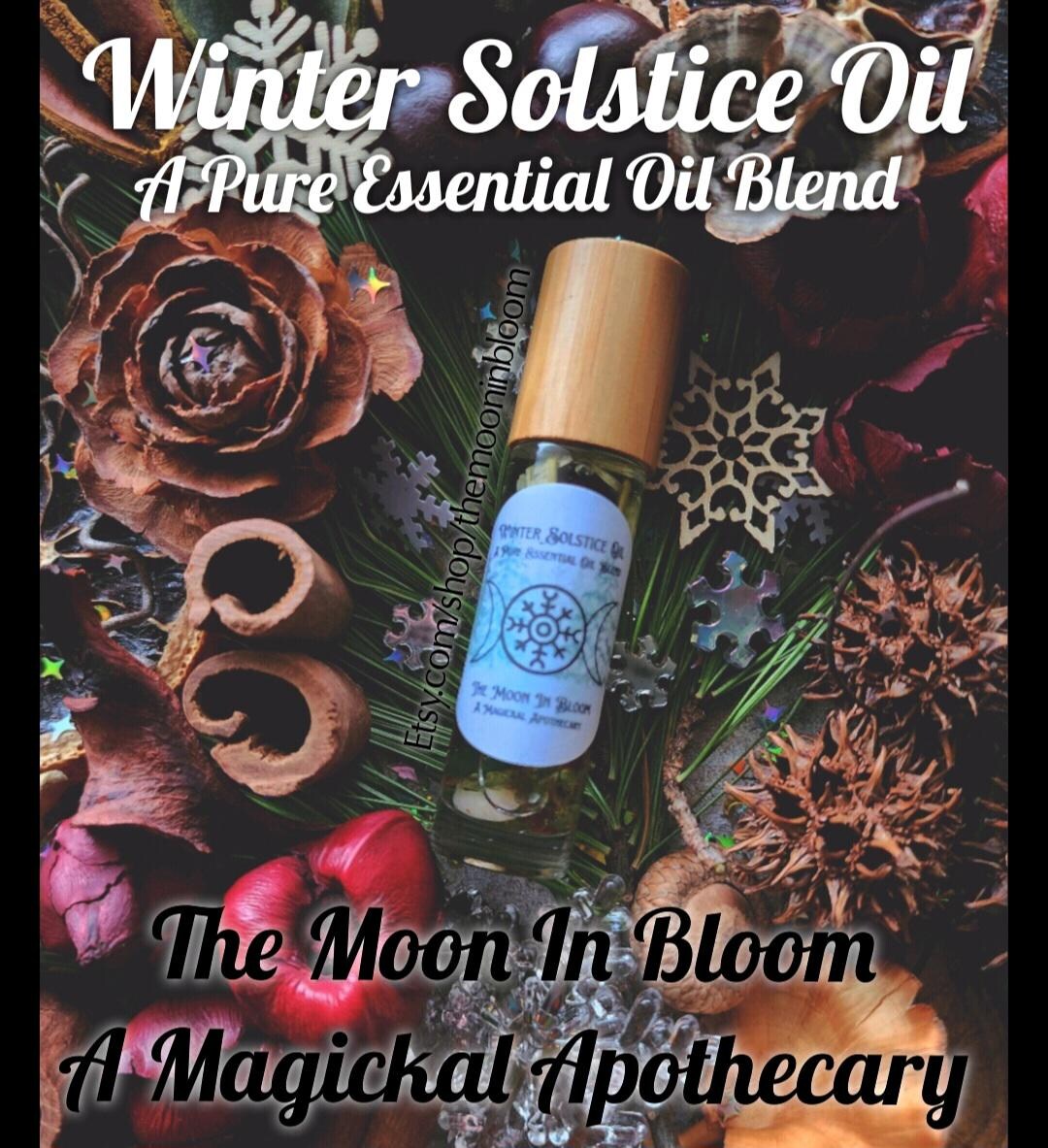 WINTER SOLSTICE OIL | A Pure Essential Oil Blend | Crisp, Refreshing Winter Air Infused With ...