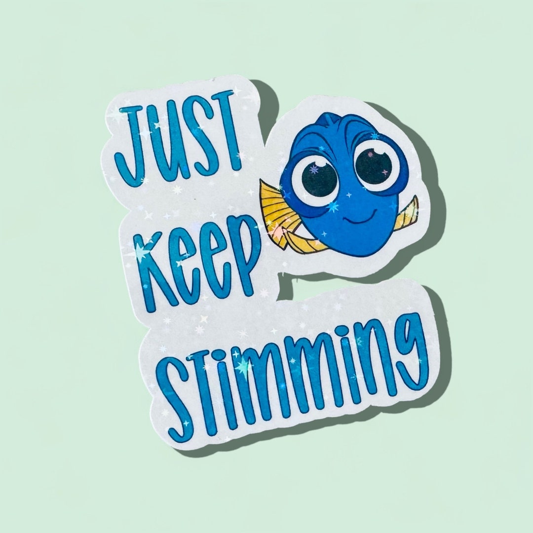 Just Keep Stimming Sticker - Etsy