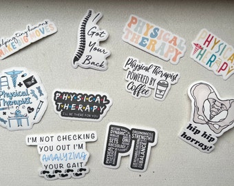 Funny Physical Therapy Stickers - Etsy