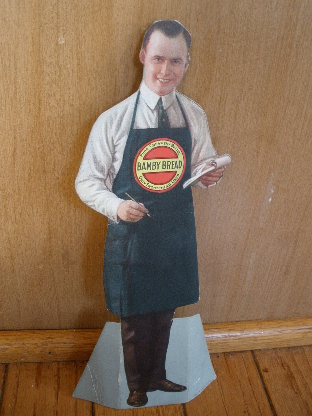 Rare 1930s BAMBY BREAD Store Display SIGN - Advertising - Collectible ...
