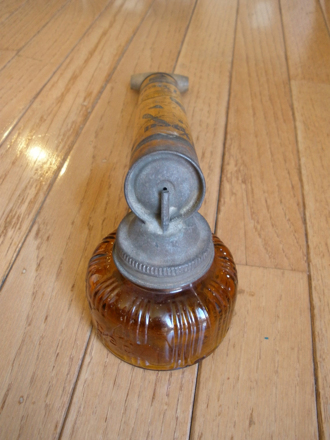 1940s FLY DED Insect SPRAYER & Original Amber Glass Bottle - Etsy