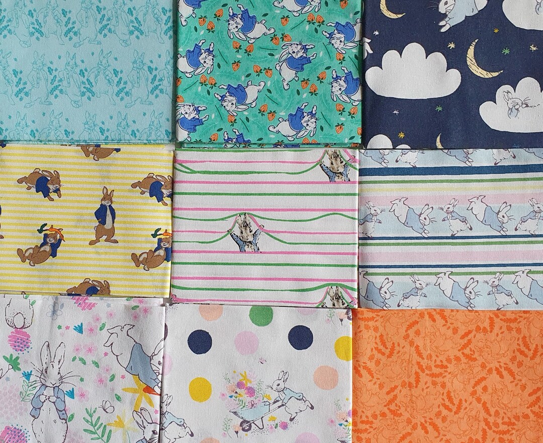 Peter Rabbit Fat Quarter 100% Cotton Fabric Nursery - Etsy