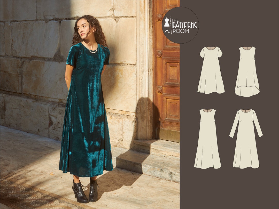 Dress Pattern Sizes 10-18 Shift Dress Pattern Pdf Dress - Etsy