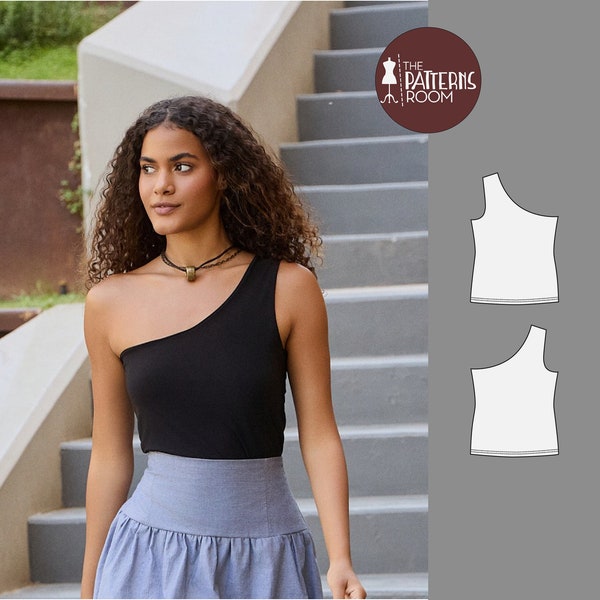 One Shoulder Top - Etsy