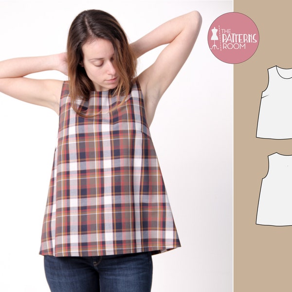 Blouse Top Pattern - Etsy