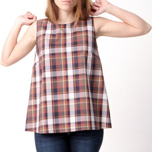 Top Pattern, Pdf, Sizes 20-28, Sewing Patterns for Women - ASTER is a ...