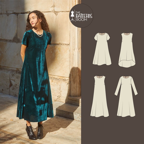 A Line Dress Pattern - Etsy