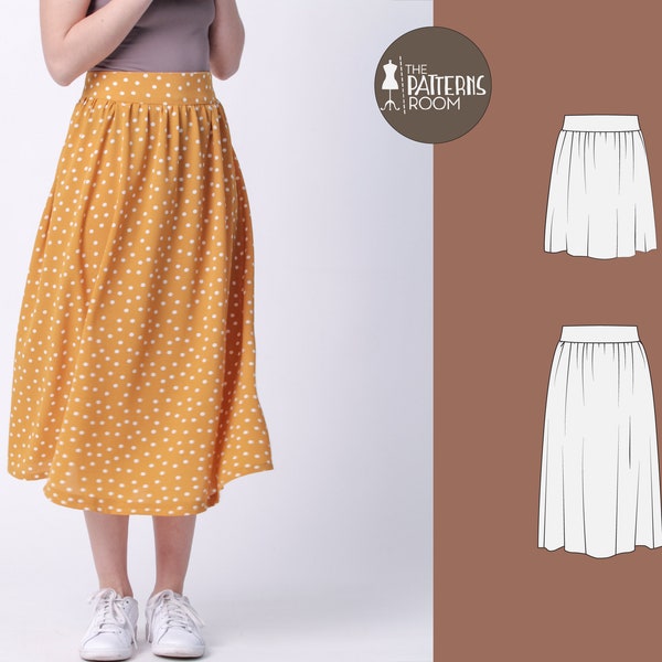 Long Skirt Pattern - Etsy