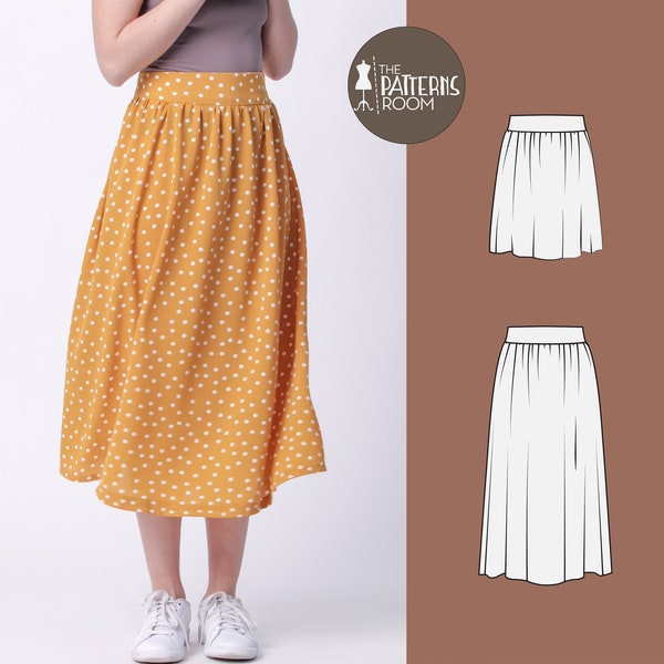 Gathered Skirt - Etsy