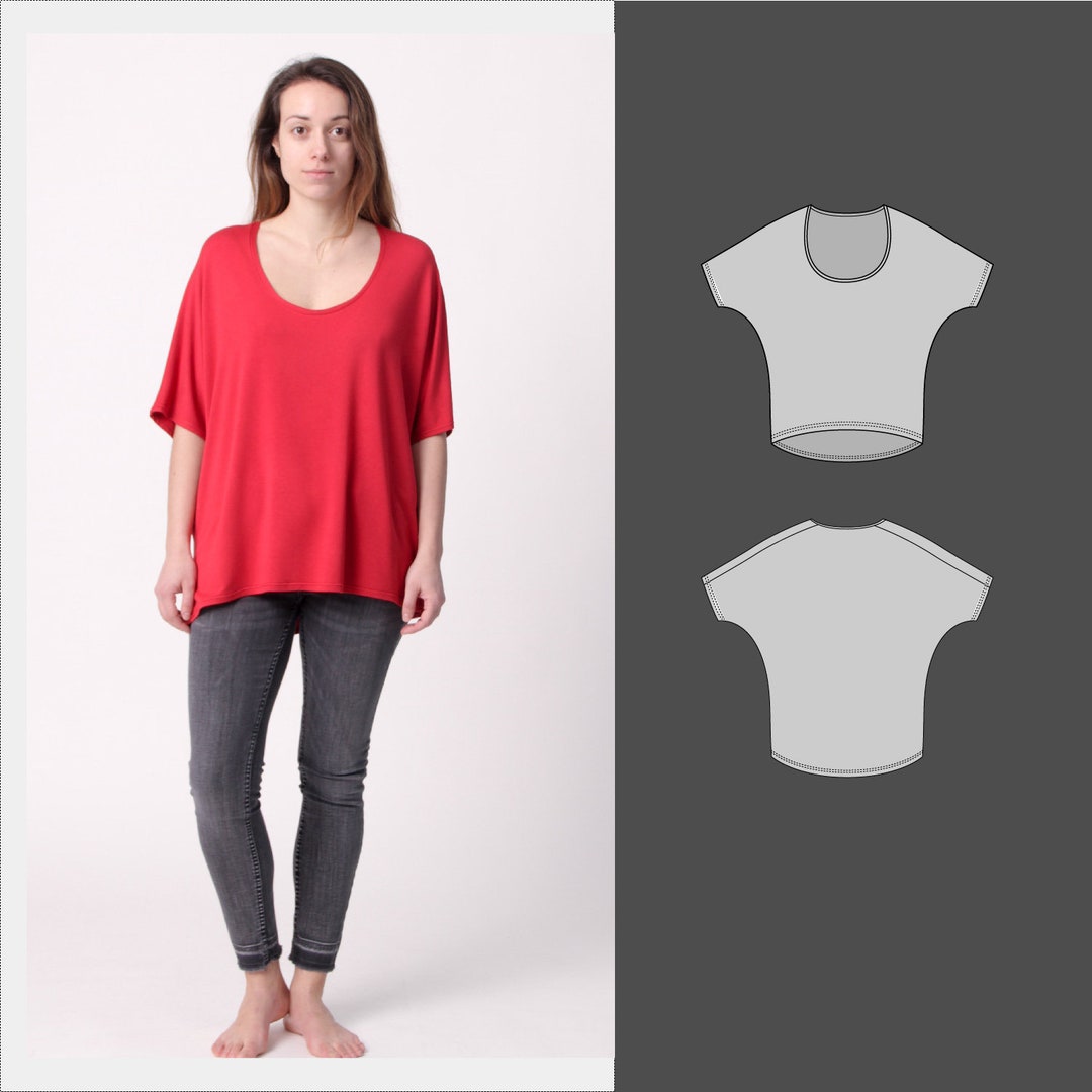 Zapone Top Pattern for Knit Fabrics Sewing Patterns for Women, Sizes 20 ...