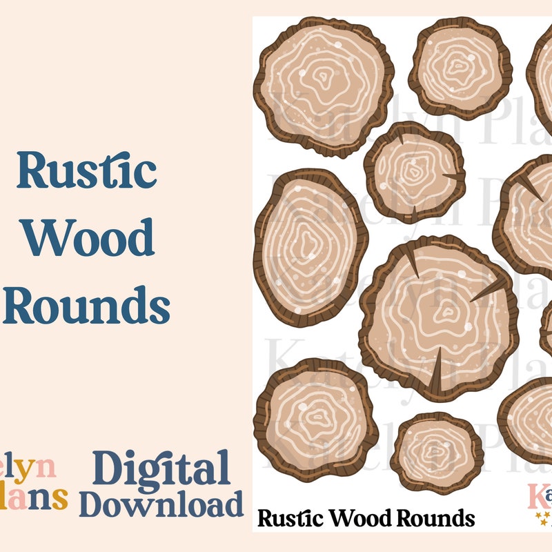 Wood Rounds - Etsy