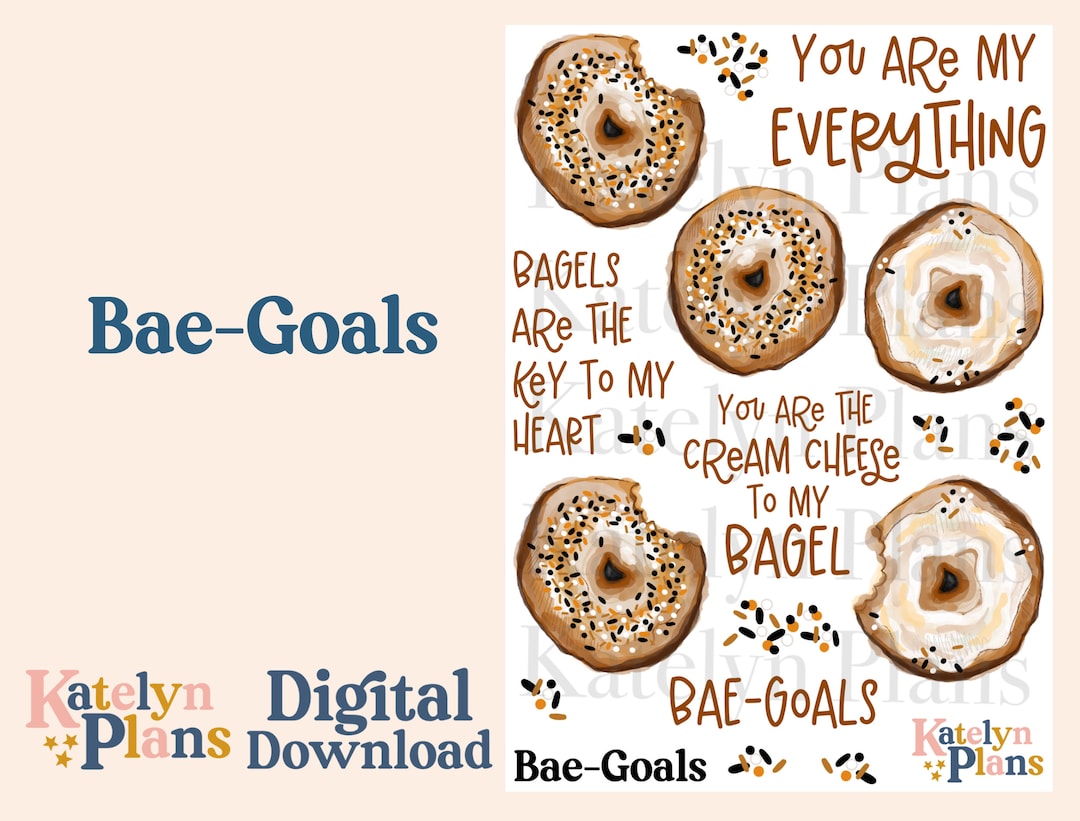 Bae-goals Printable Planner Stickers (digital Download) - Etsy