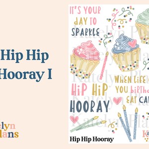 Hip Hip Hooray Collection Planner Stickers (digital Download) - Etsy