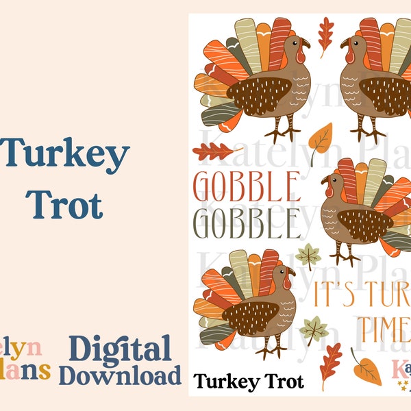 Turkey Trot - Etsy