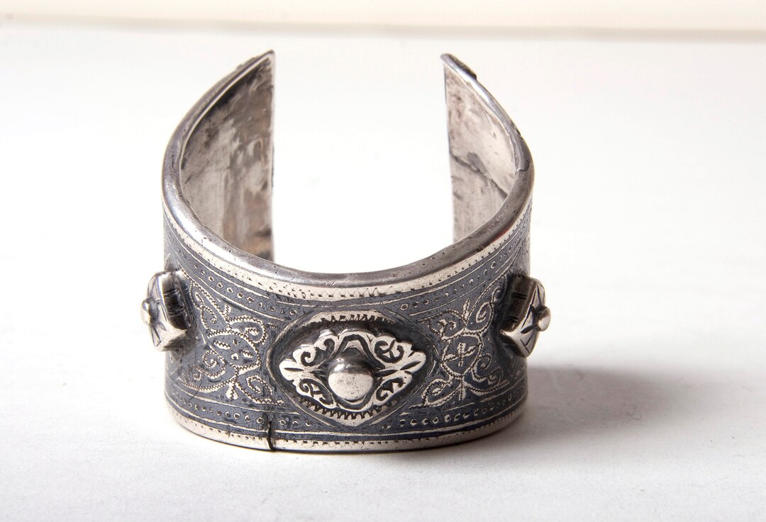 Antique Flared Open Back Bracelet, Morocco, Central Anti Atlas, Ida Ou ...