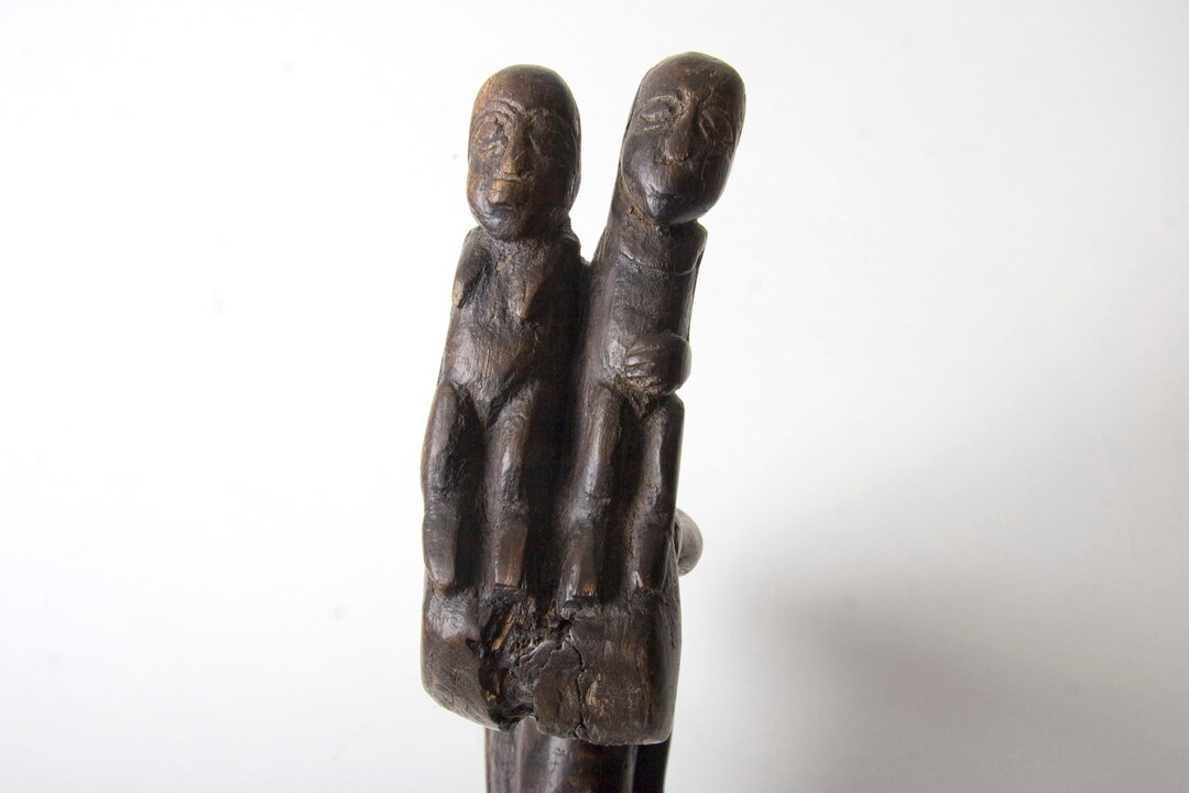 Beautifully Sculptural African Lobi Walking Stick From Burkino Faso ...