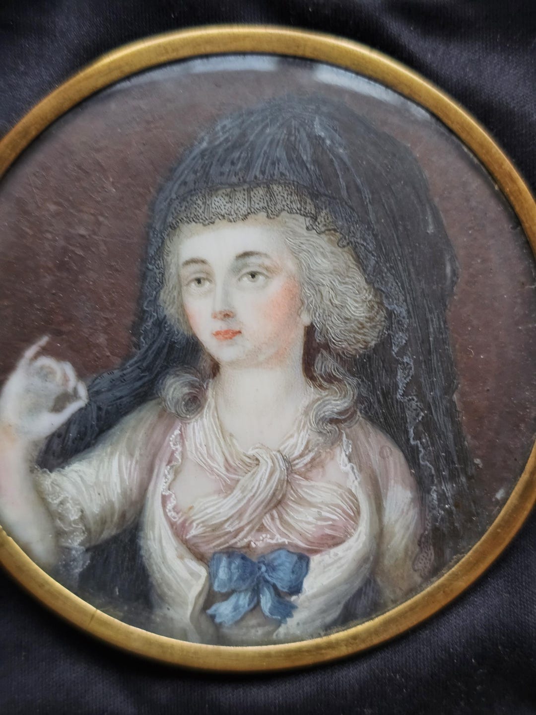 Late 18th Early 19th Century Miniature Portrait of Madame De Montesson ...