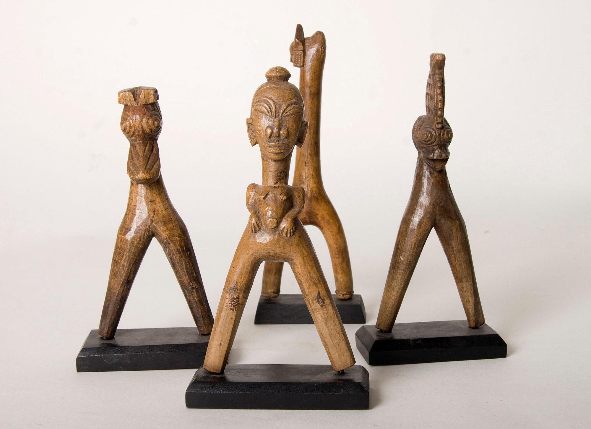 Individual Burkino Faso Hand carved catapults from West Africa ...