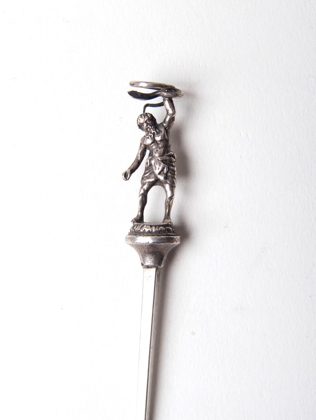 Grand Tour Roman Silver Pin of Silenus Holding Aloft a Snake C 1870 - Etsy