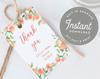 Peach Baby Shower - Etsy