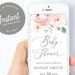Floral Baby Shower E Vite, Baby Shower E Invitation Girl, Baby Shower E ...