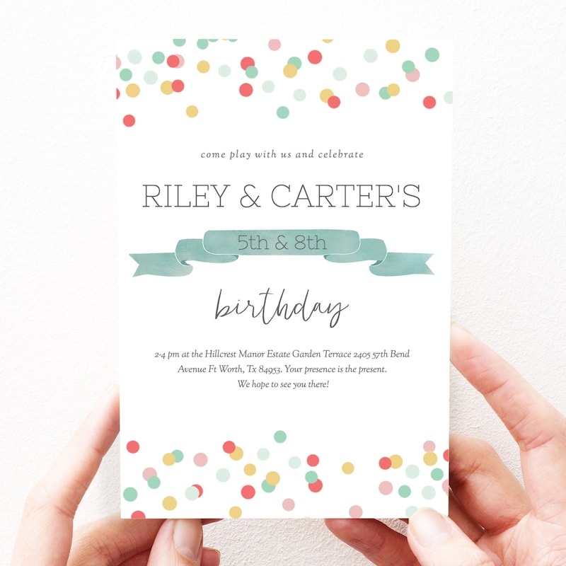 Joint Birthday - Etsy