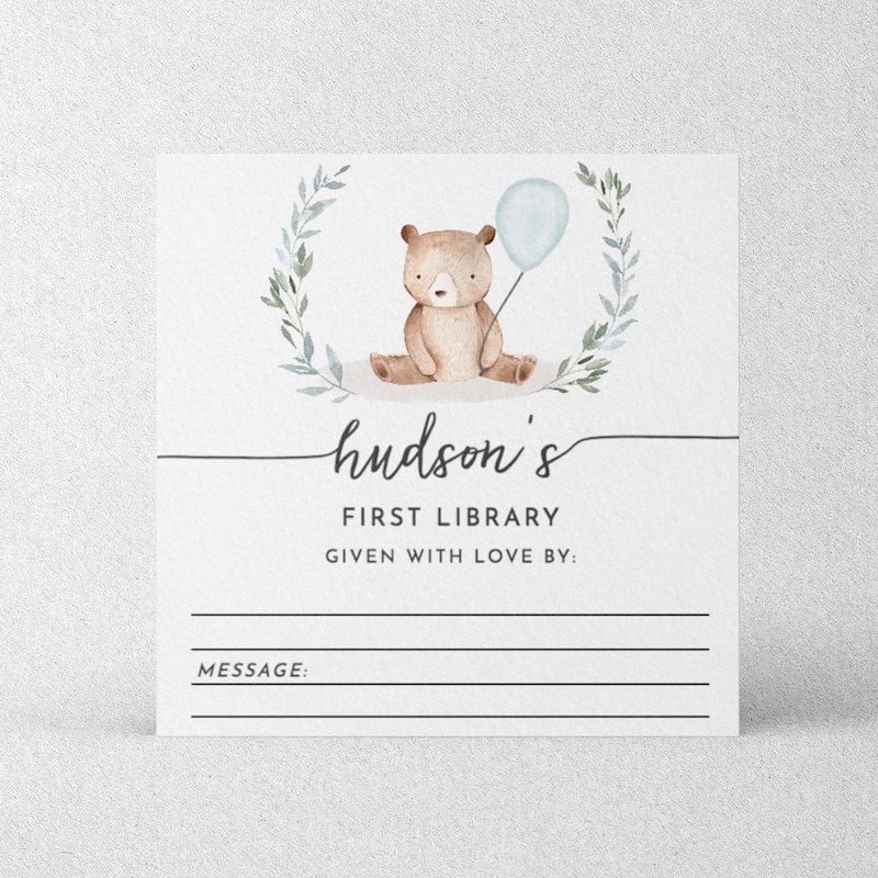 Book Plates Baby - Etsy