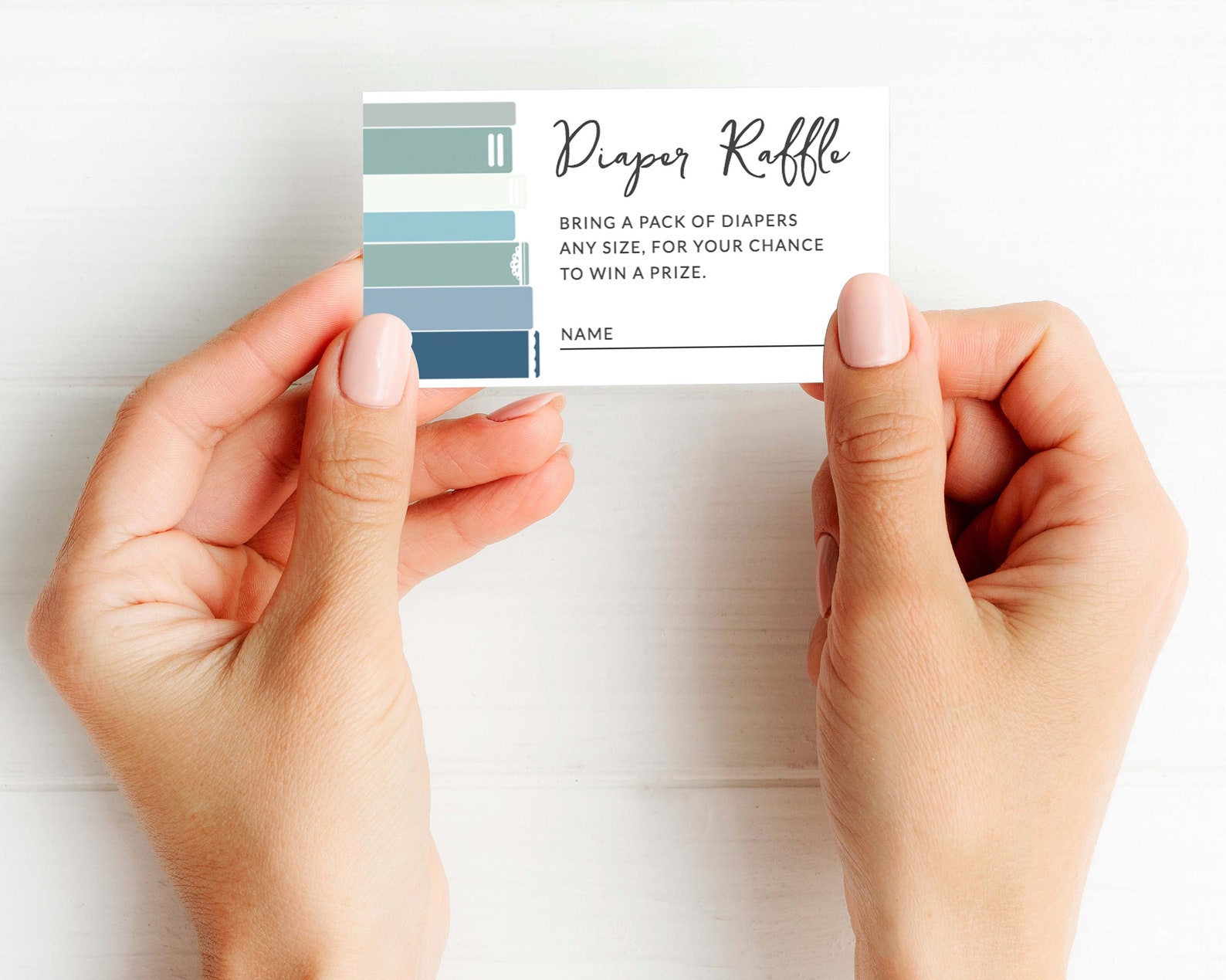 Storybook Baby Shower Bring Diapers Card Printable Diaper | Etsy