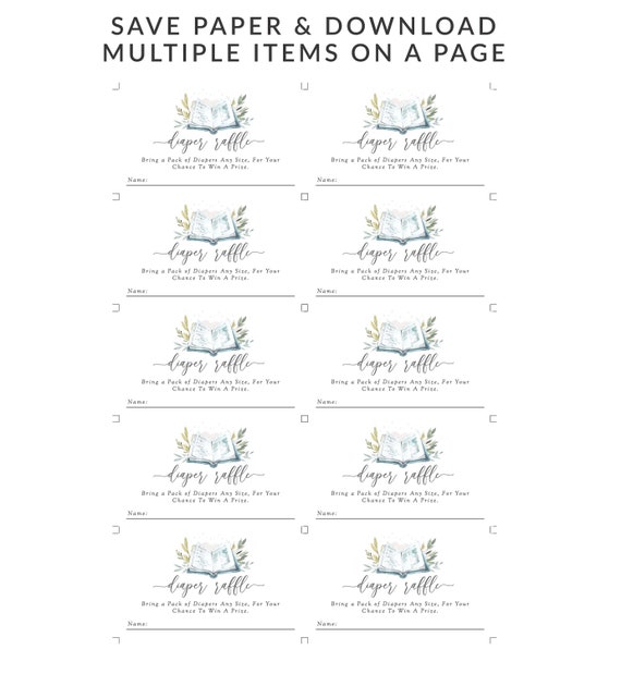 Invitations & Announcements Paper & Party Supplies 35 Book Themed ...