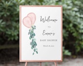 Girl Twins Baby Shower Sign Twins Baby Shower Sign Girl Pink - Etsy