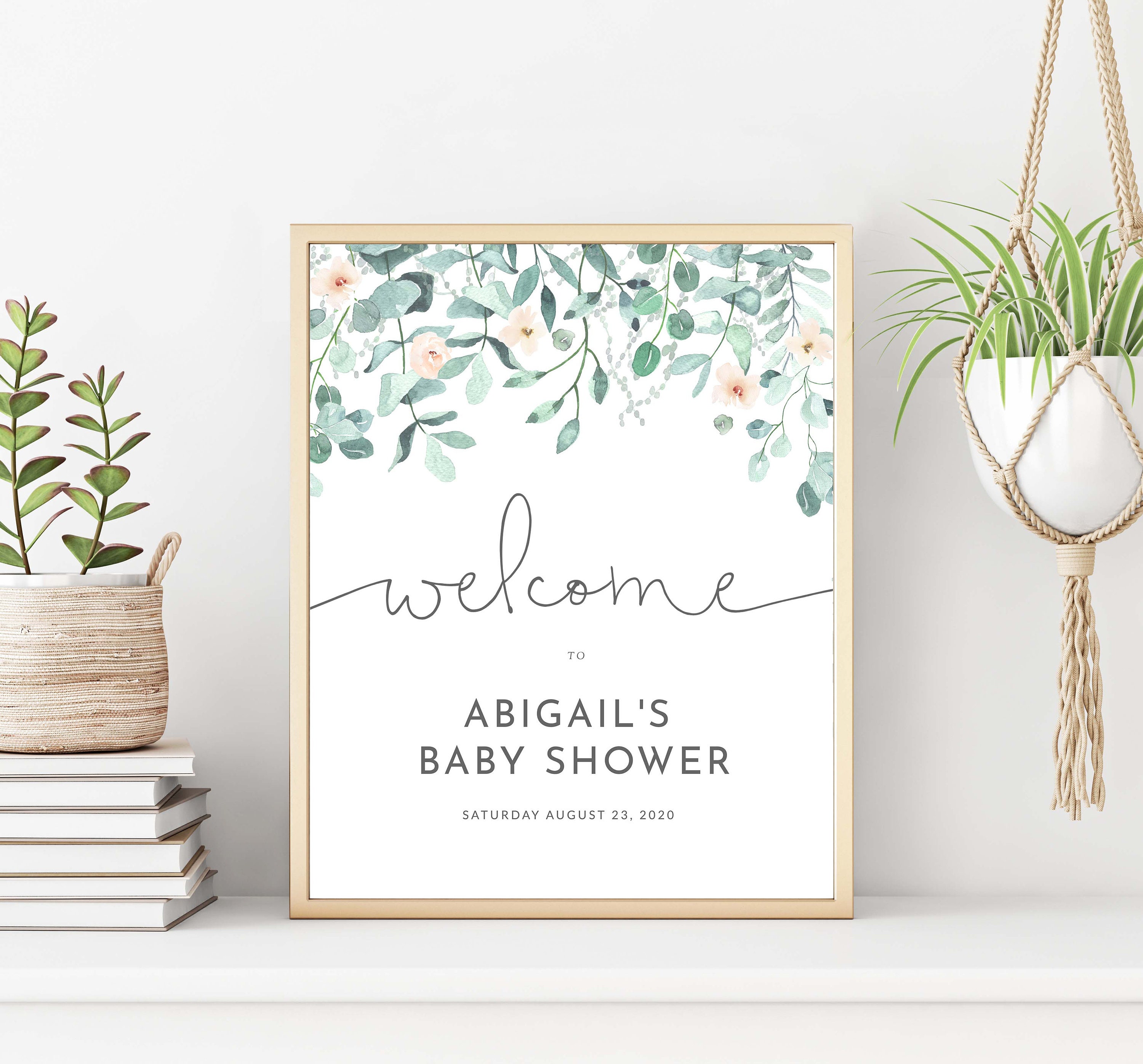 Baby Welcome Signs Printable Baby Shower Signs Printable | Etsy