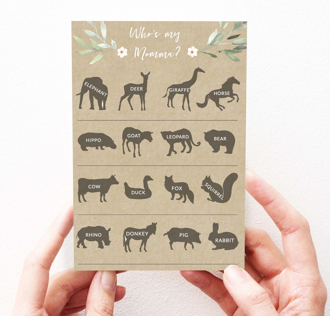 Lamb Baby Shower Game, Sheep Baby Shower Games, Printable Baby Shower ...