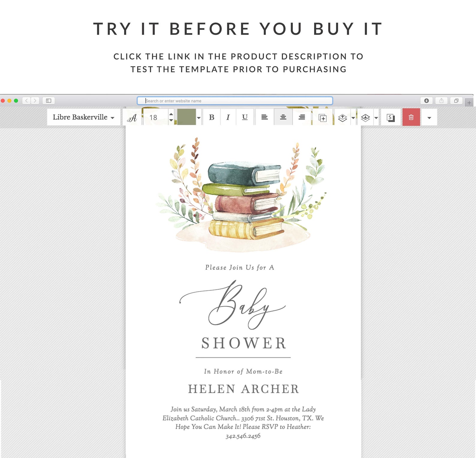 Book Themed Baby Shower Invitation Bundle Baby Shower Invites - Etsy