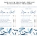 Whale Baby Shower Games Who Said It, Printable Baby Shower Game ...