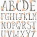 Digital Alphabet Letters. Digital Scrapbook Alphabet. Digital Floral ...