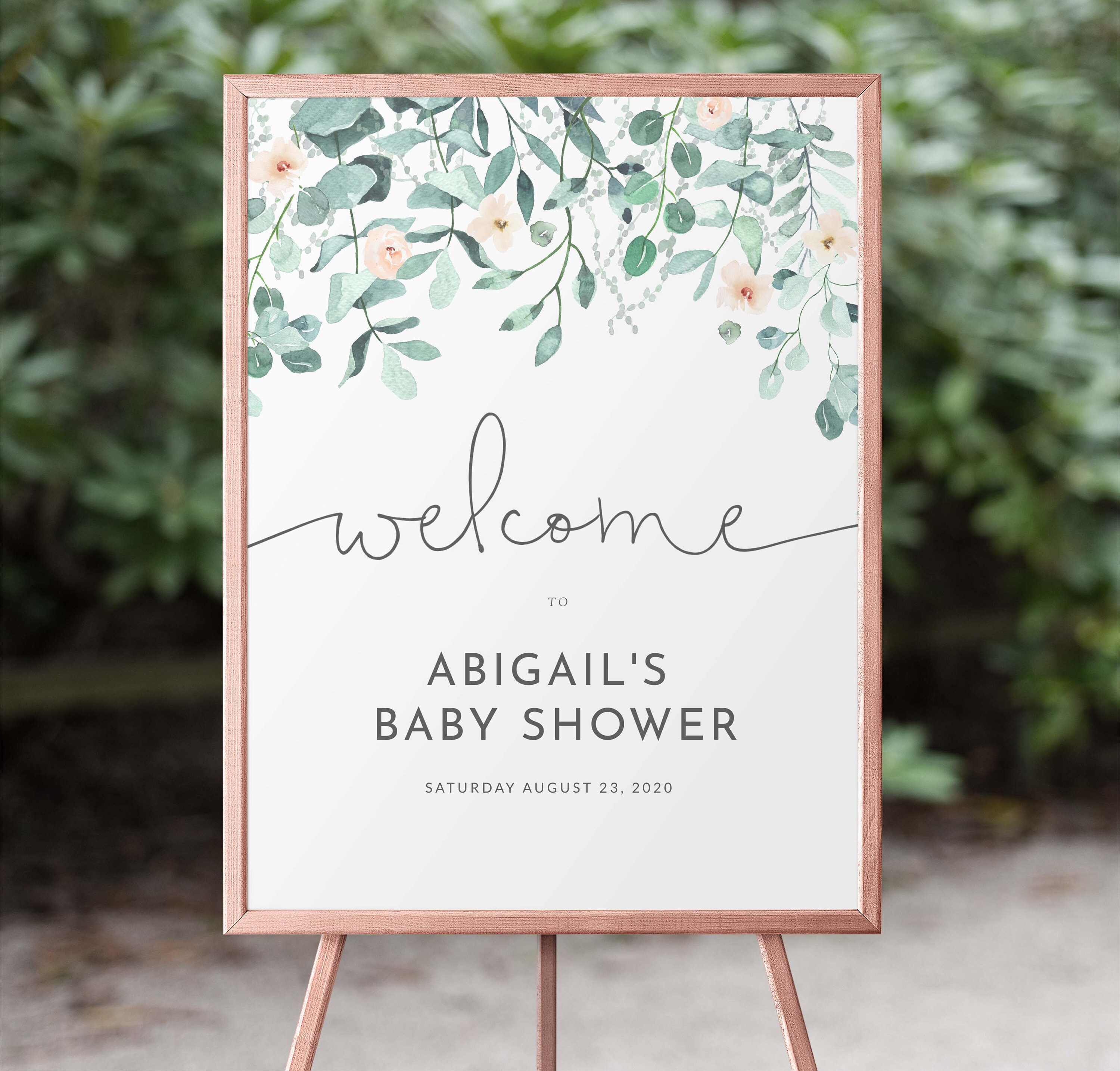 Baby Welcome Signs Printable Baby Shower Signs Printable | Etsy